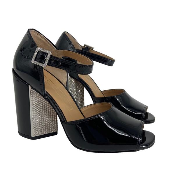 Marc Jacobs | Shoes | New Marc Jacobs Kasia Strass Black Patent Leather ...